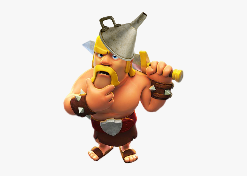Barbarian Clash Of Clans, HD Png Download , Transparent Png Image - PNGitem