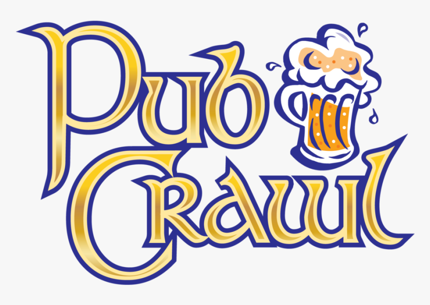 Pubcrawllogo Stack - Pub Crawl Clip Art, HD Png Download , Transparent ...