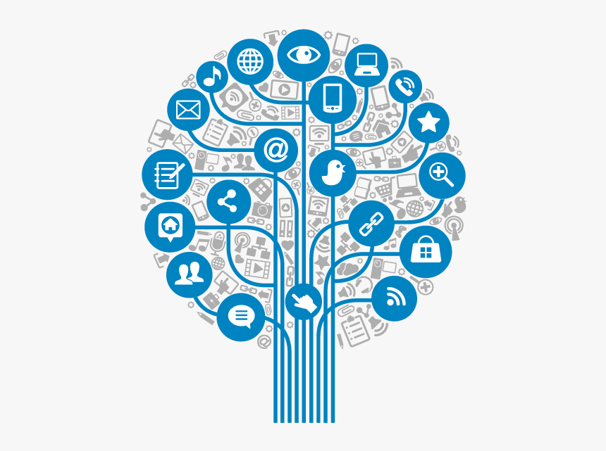 Social Media Tree Png, Transparent Png , Transparent Png Image - PNGitem