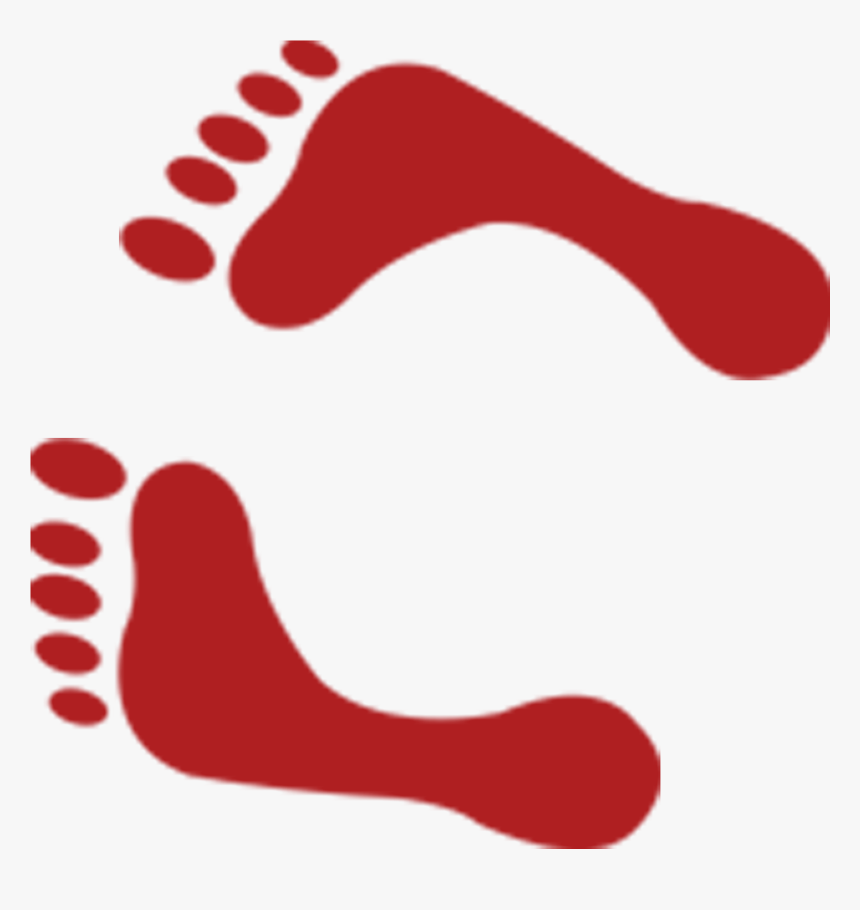 Red Foot Print, HD Png Download , Transparent Png Image - PNGitem