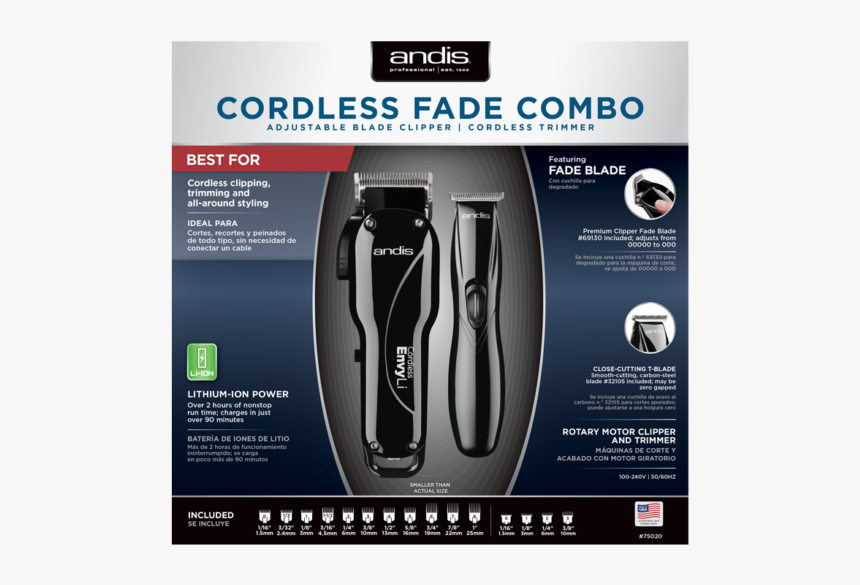 Andis Combo, HD Png Download , Transparent Png Image - PNGitem