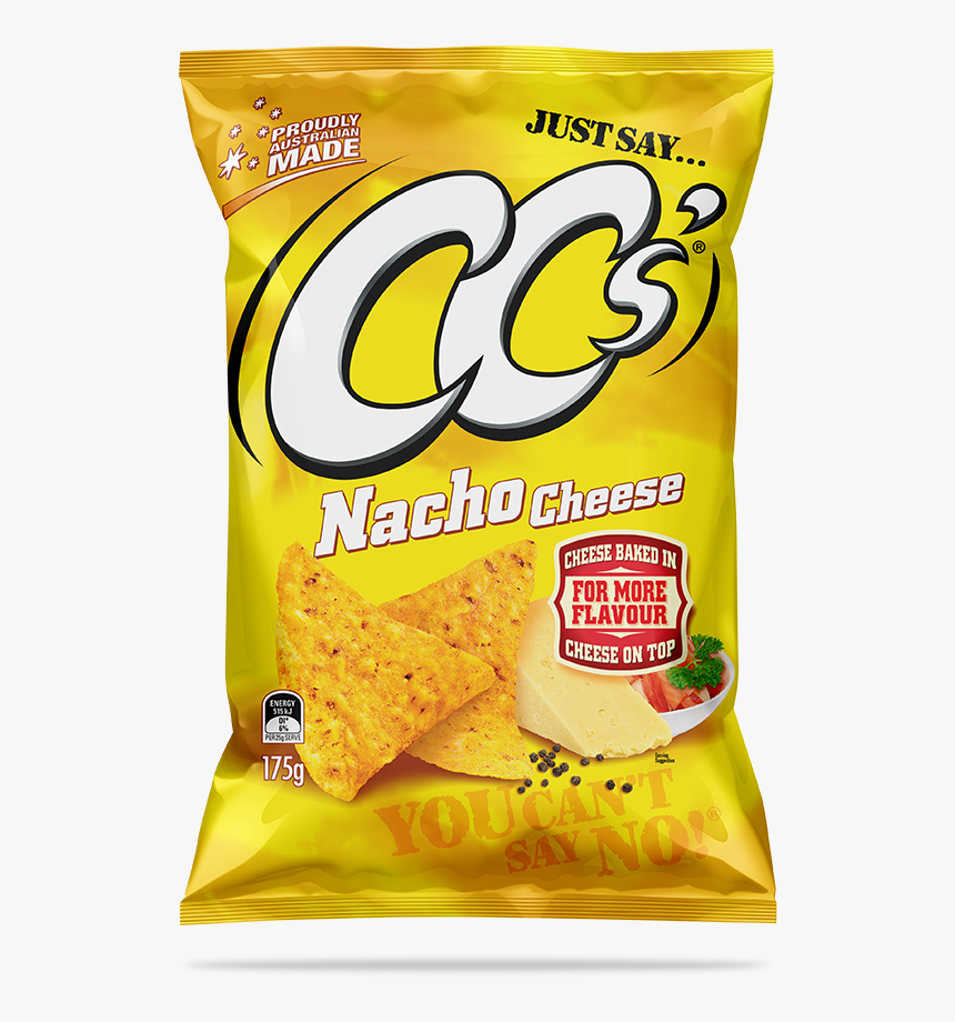 Snackbrands Cc S Chips Review - Cc's 175g Nacho Cheese Corn Chips, HD Png Download , Transparent ...