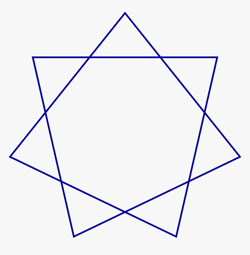 Transparent Heptagon Png - Obtuse Heptagram, Png Download , Transparent ...