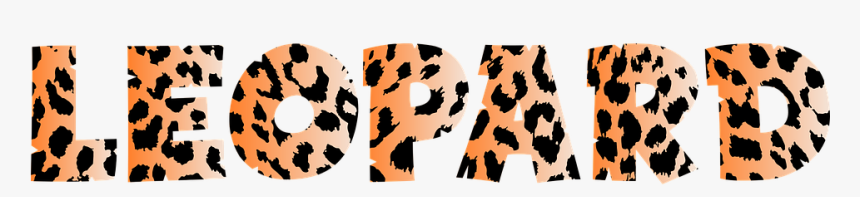 Leopard Words, HD Png Download , Transparent Png Image - PNGitem