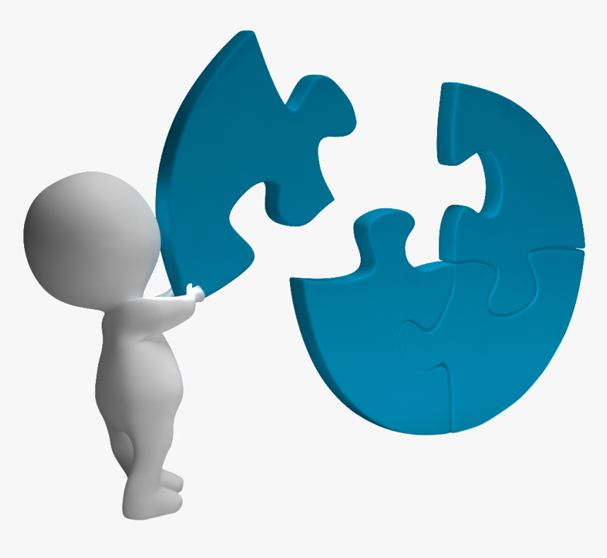 3d Small Man Solution, HD Png Download , Transparent Png Image - PNGitem