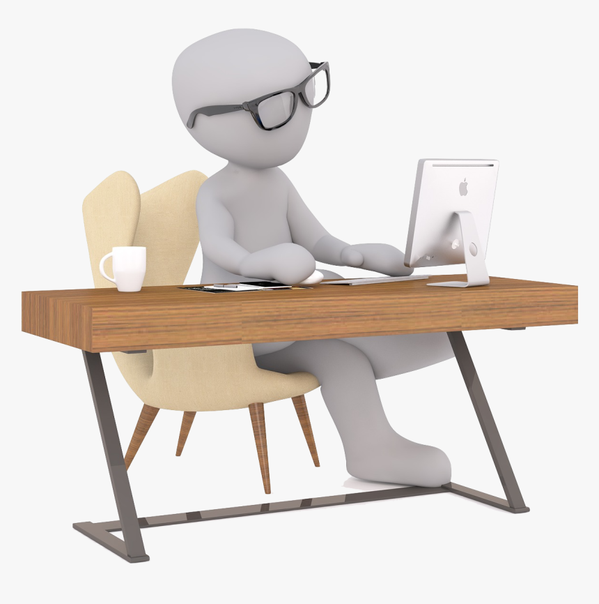 Time Tracking For Agencies - 3d Man Invoice, HD Png Download ...