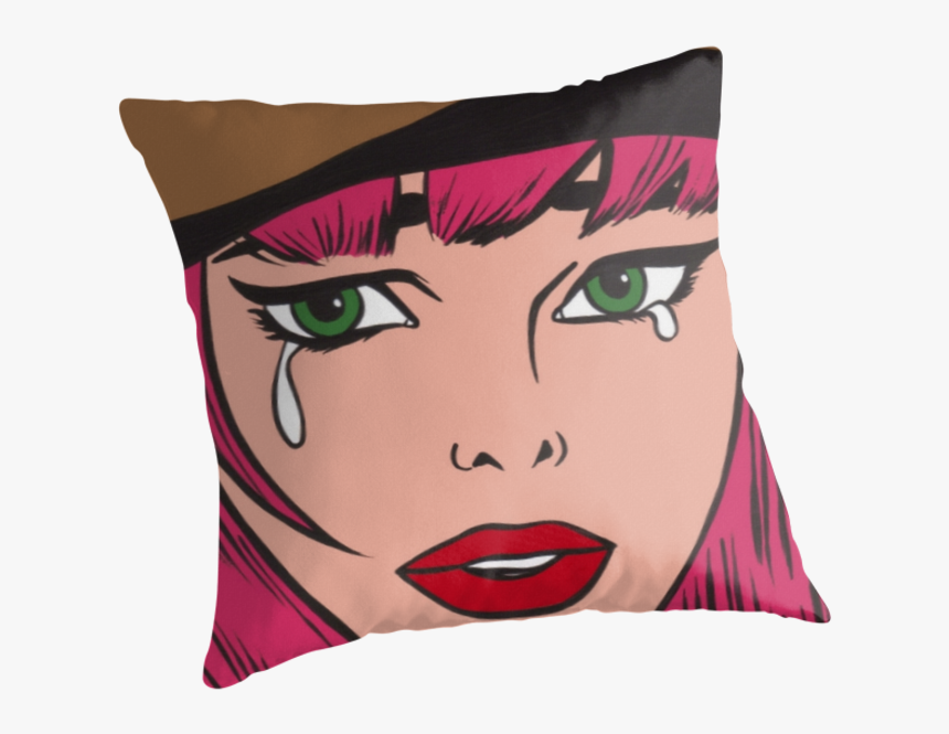 Pink Hair Crying Comic Hipster Girl By Turddemon , - Pink Hair Woc ...