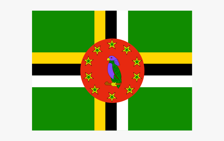Flag Of Dominica Logo Png Transparent - Dominica Flag, Png Download ...