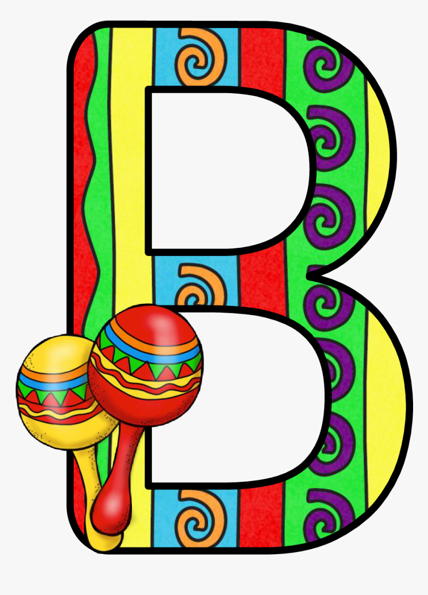 Fiesta Clip Art Letters, HD Png Download , Transparent Png Image - PNGitem