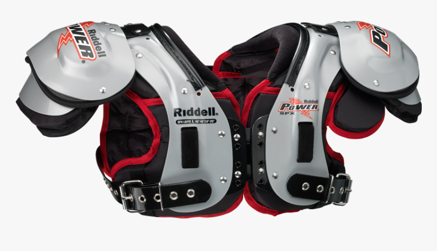 Riddell Power Spx Lb/fb - Riddell Power Shoulder Pads, HD Png Download ...