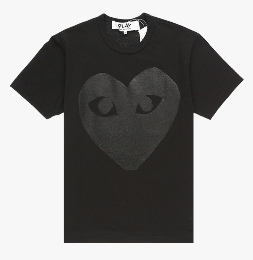 Cdg Play Black Big Heart, HD Png Download , Transparent Png Image - PNGitem
