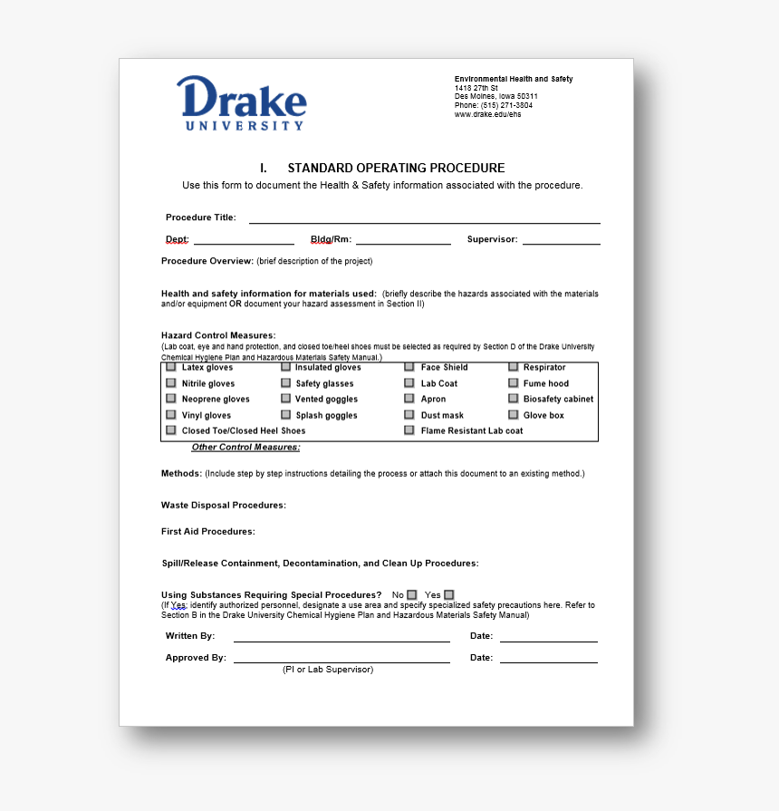 Standard Operating Procedure, HD Png Download , Transparent Png Image ...