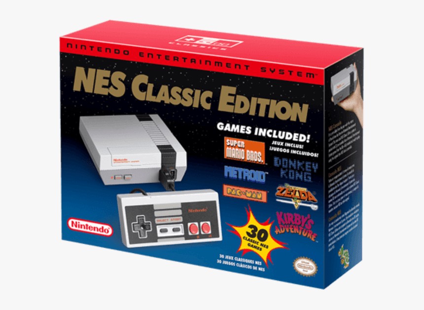 Box - Nintendo Entertainment System Classic, HD Png Download ...