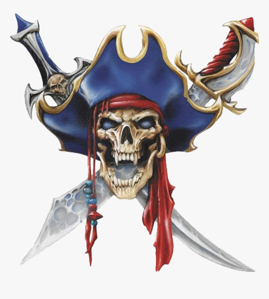 Teamspeak 3 Server Banner - Pirate Skull Decals, HD Png Download ...