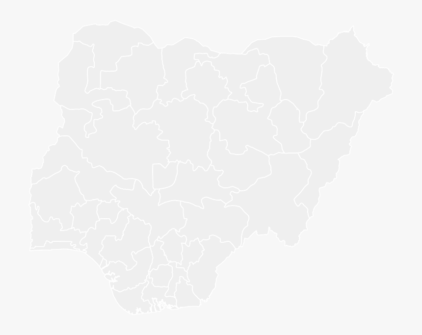 Printable Outline , Blank Nigeria Map - Am A Nigerian Poem, HD Png ...