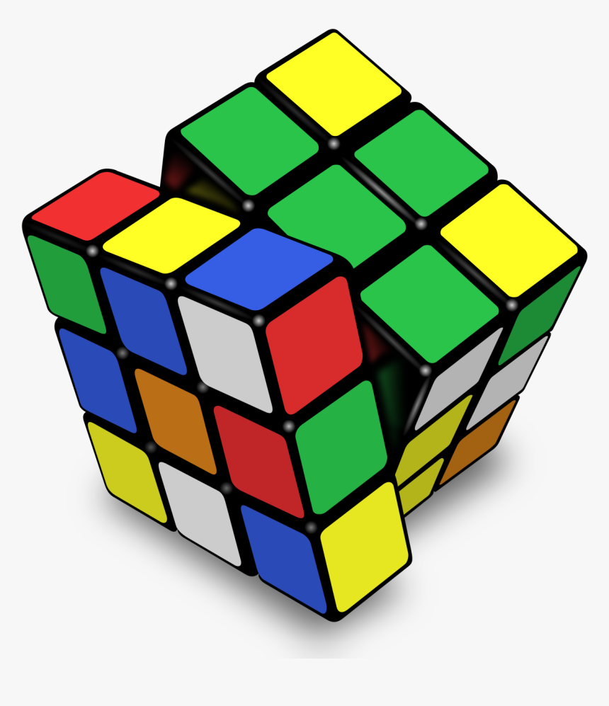 Rubik’s Cube - Rubik's Cube Transparent Background, HD Png Download ...