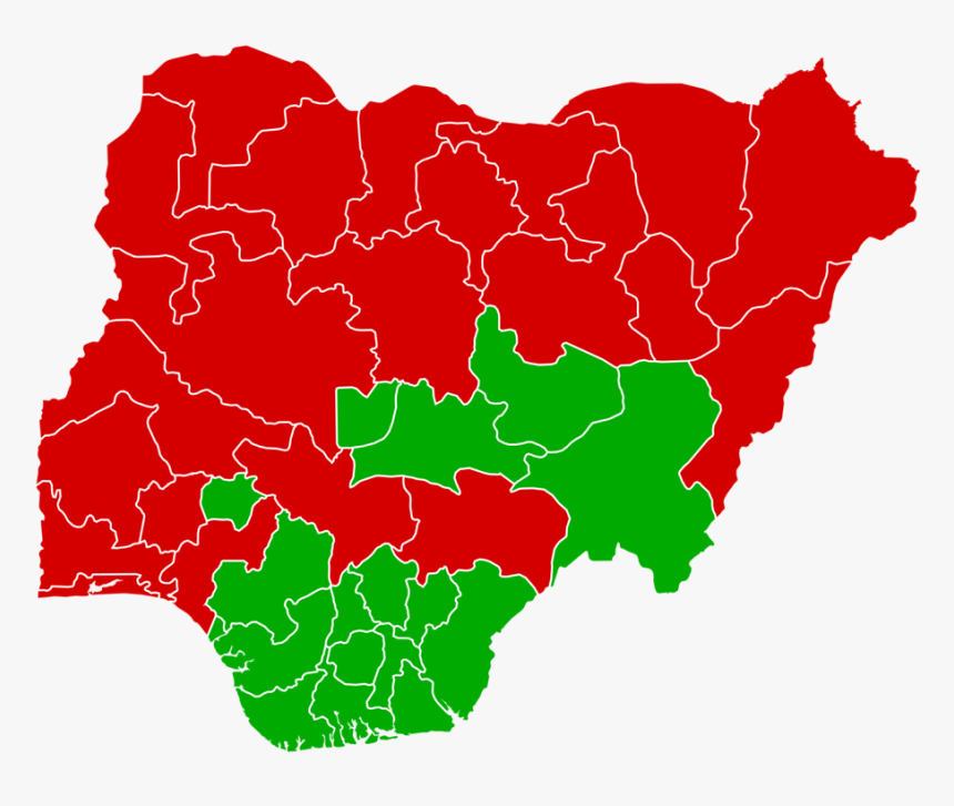 Vector Nigeria Map Png, Transparent Png , Transparent Png Image - PNGitem
