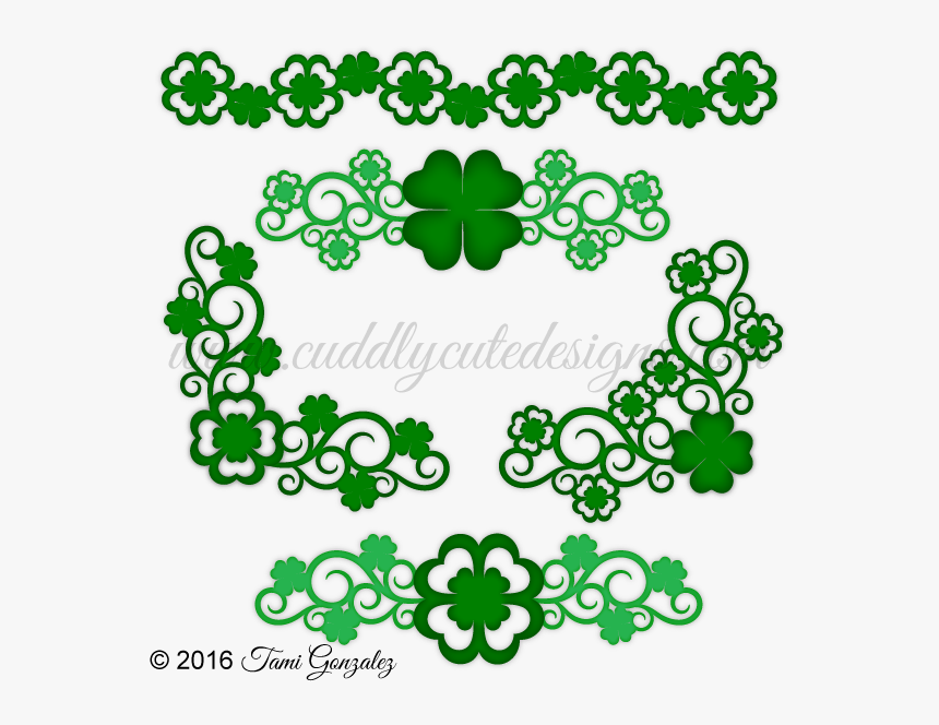 Clip Art Shamrock Borders, HD Png Download , Transparent Png Image ...