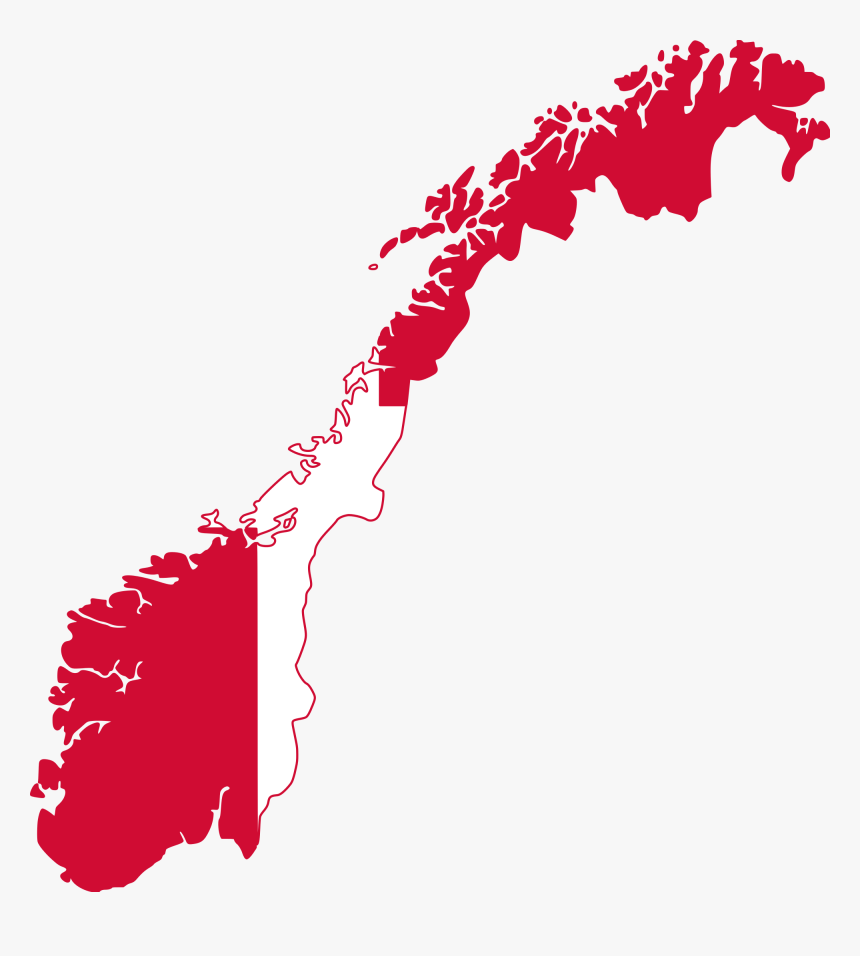 Norway Map Svg, HD Png Download , Transparent Png Image - PNGitem