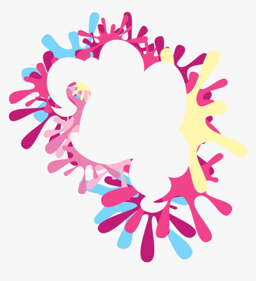Rainbow Ink Splatter Clipart - Clip Art, HD Png Download , Transparent ...