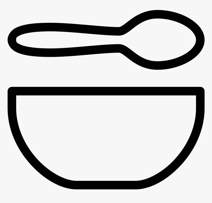 Transparent Spoon Icon Png - Bowl And Spoon Icon, Png Download ...