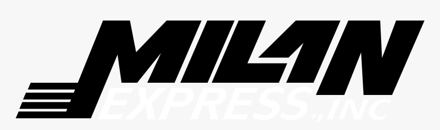 Milan Express Transportation Logo Black And White - Milan Express, HD ...