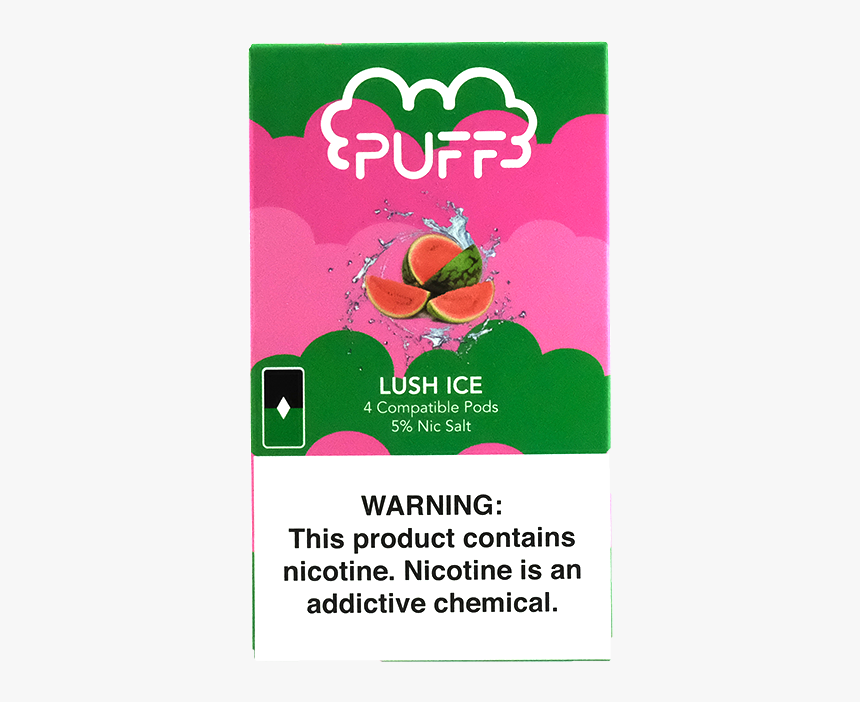 Lush Ice Pods By Puff Pods - Puff Lychee Ice Pods, HD Png Download ...