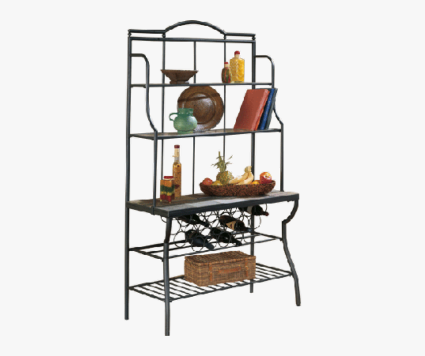 Baker’s Rack Transparent Background - Bakers Rack With Slate Tiles, HD ...