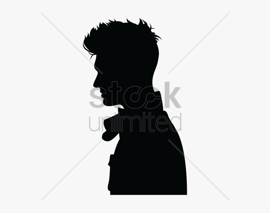 Man Side Silhouette Clipart Silhouette Clip Art - Man Side View ...