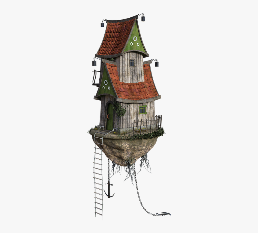 Flying House Png, Transparent Png , Transparent Png Image - PNGitem