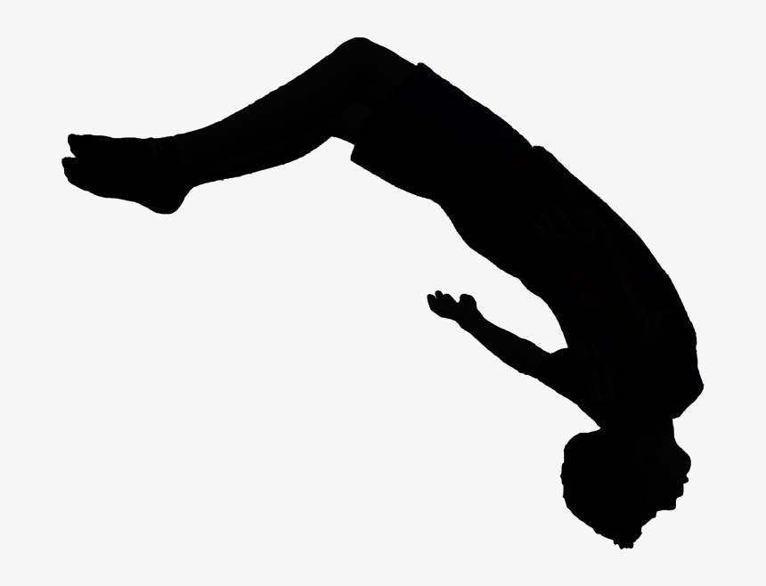 Monochrome Photography Silhouette Logo - Backflip Png, Transparent Png ...
