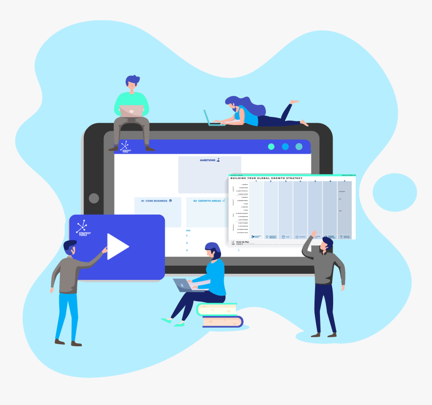 Strategy Tools Illustration - Cartoon, HD Png Download , Transparent ...