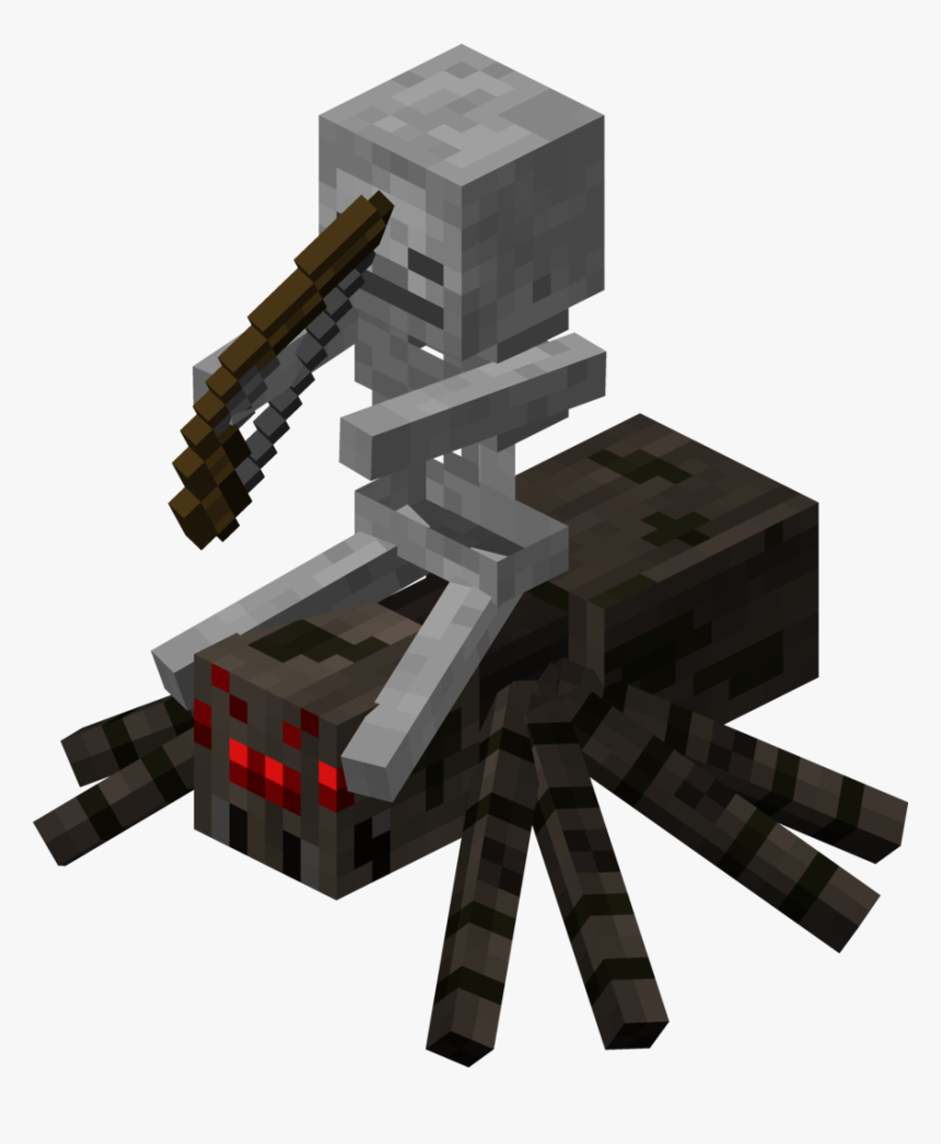 Minecraft Skeleton Jockey, HD Png Download , Transparent Png Image ...