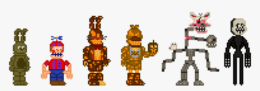 Fnaf Stylized Sprites, HD Png Download , Transparent Png Image - PNGitem