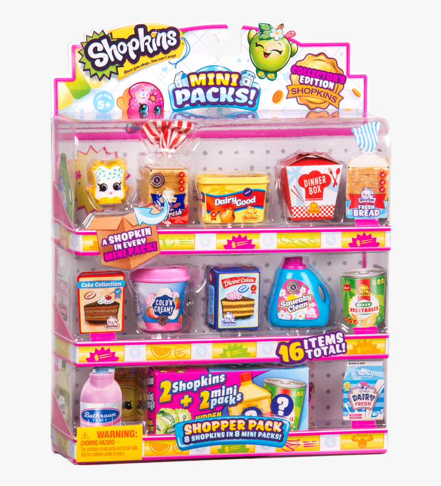 Shopkins Mini Packs Collector's Edition, HD Png Download , Transparent ...