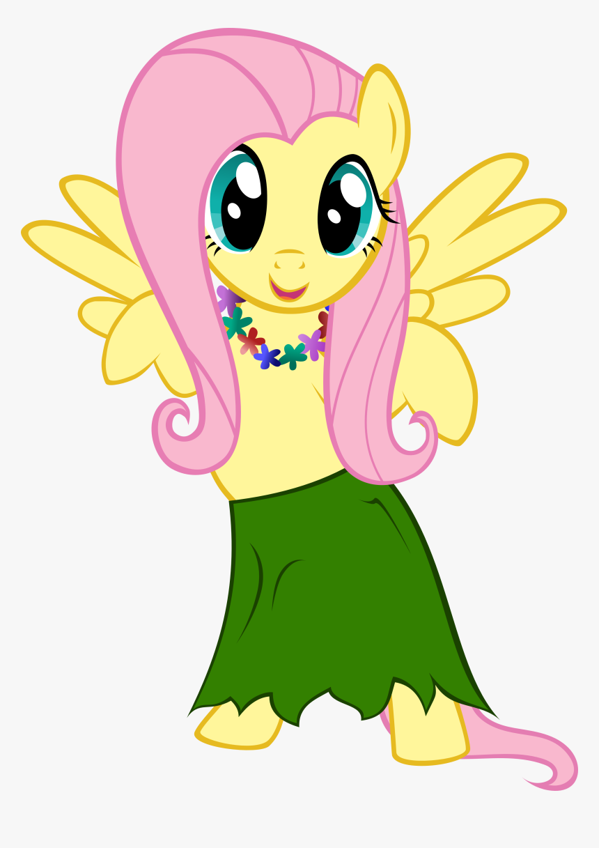 Mlp,hula,clipart - Mlp Fluttershy Hula, HD Png Download , Transparent ...