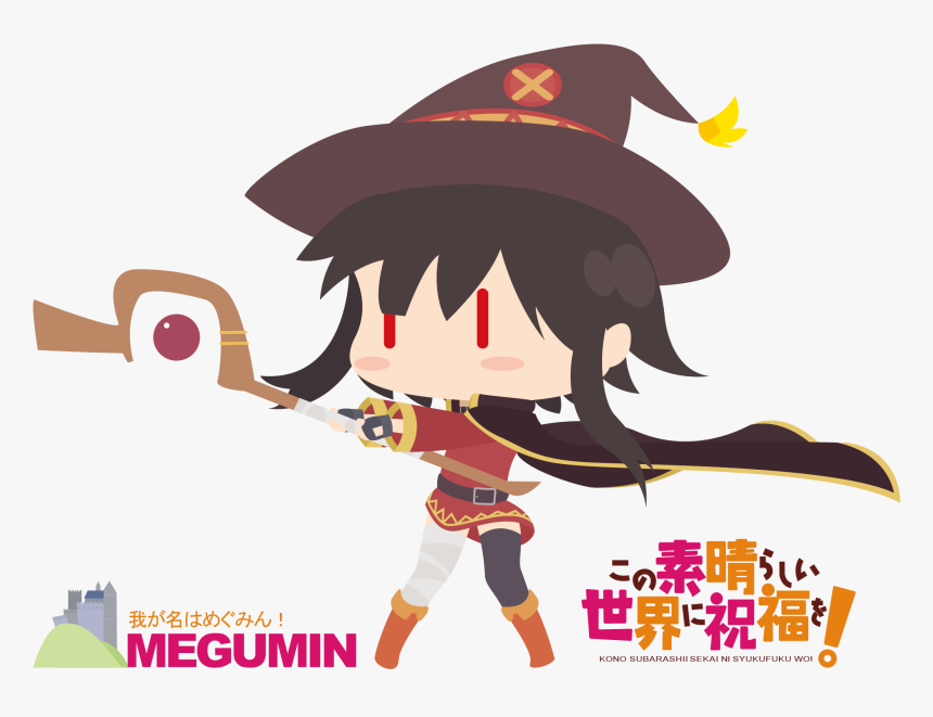 Transparent Chibi Smug Megumin, HD Png Download , Transparent Png Image ...