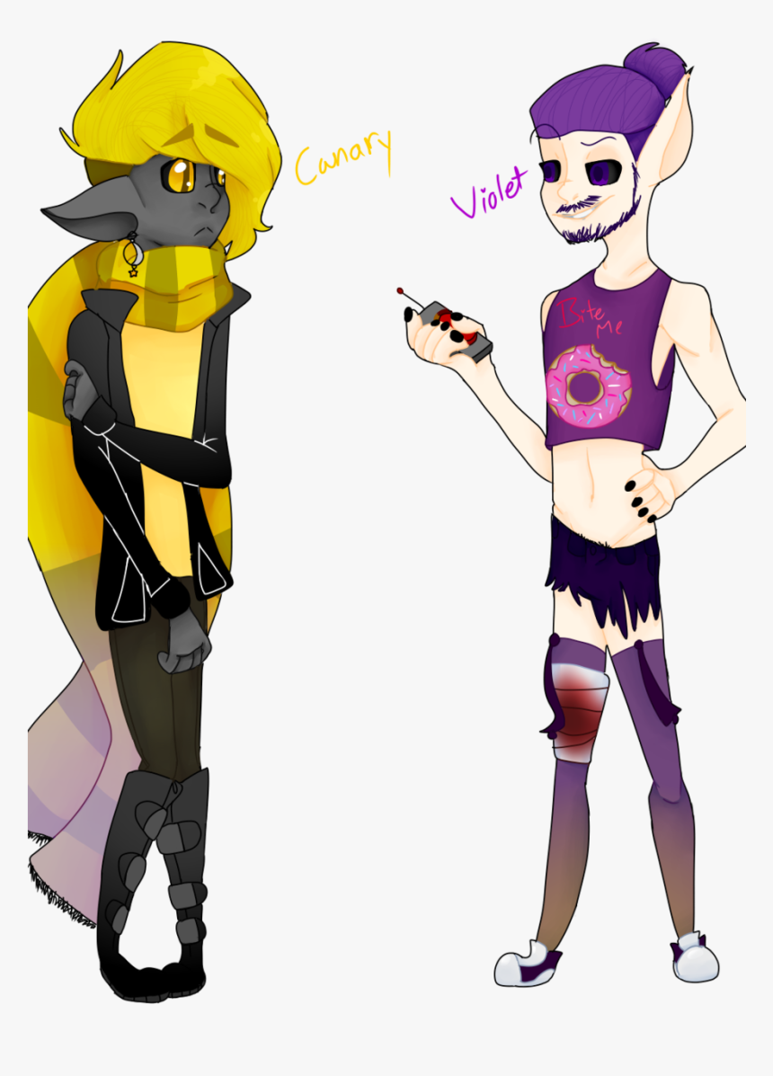 Canary & Violet - Cartoon, HD Png Download , Transparent Png Image ...