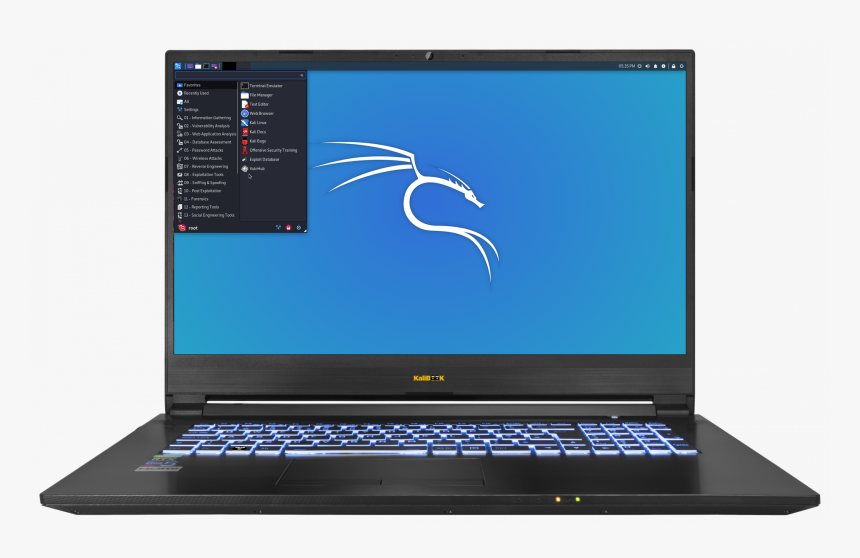 Kali Notebook - Laptop, HD Png Download , Transparent Png Image - PNGitem
