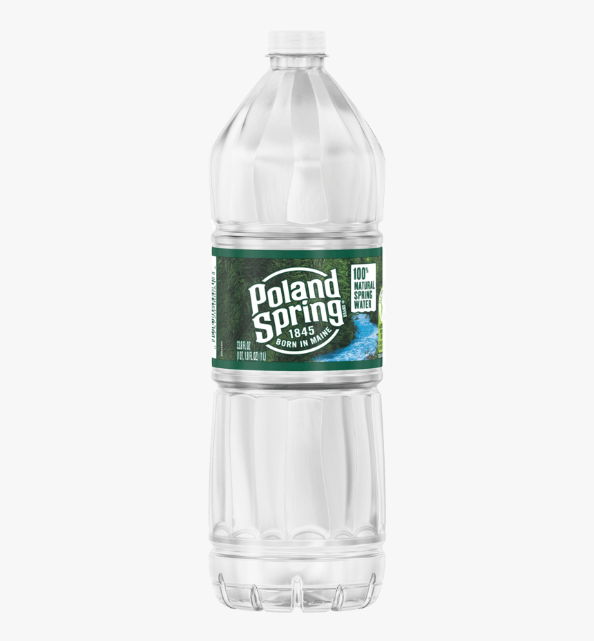 1 Liter Water Bottle Poland Spring, HD Png Download , Transparent Png ...