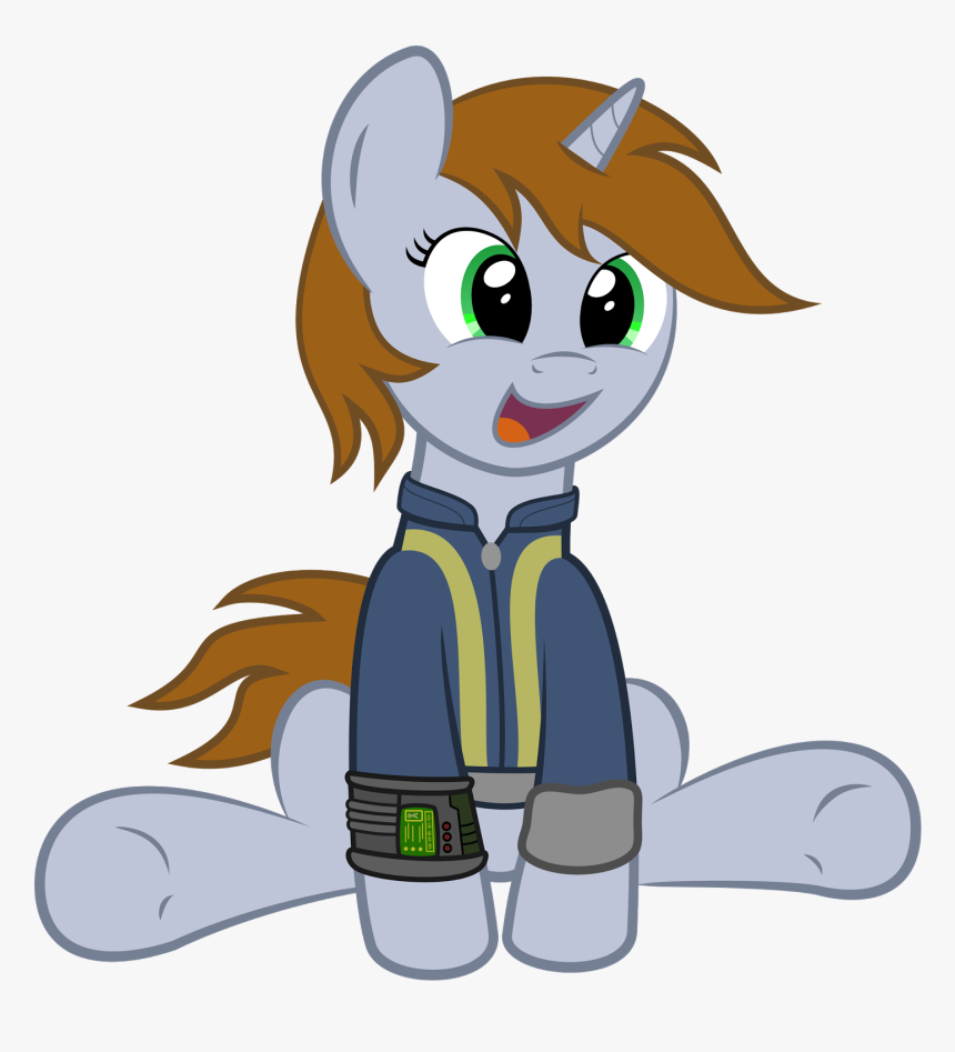 Transparent Fallout 4 Character Png - Mlp Littlepip Adorable, Png ...