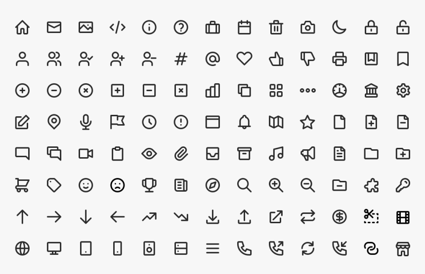Twitter Ui Icons Svg, HD Png Download , Transparent Png Image - PNGitem