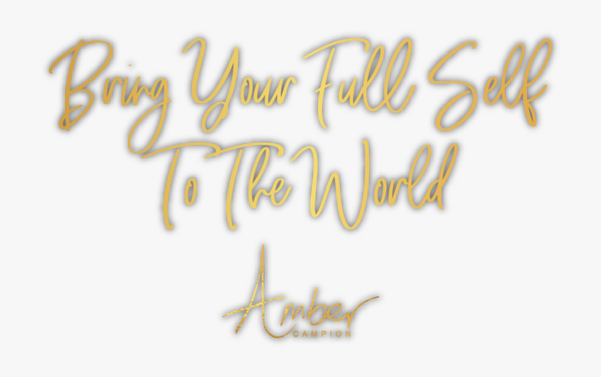 Amber Gold - Calligraphy, HD Png Download , Transparent Png Image - PNGitem
