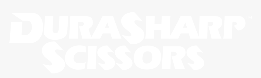 Durasharp Scissors Logo Black And White - Johns Hopkins White Logo, HD ...