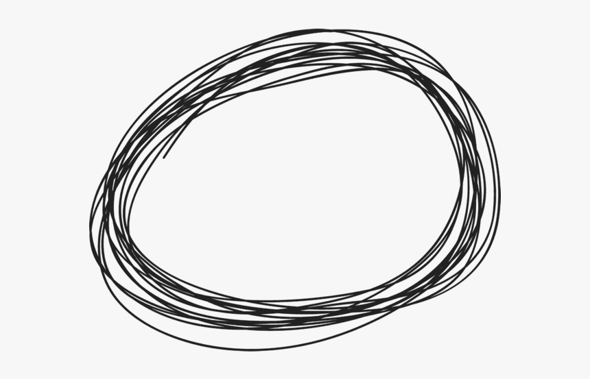 Circular Doodle Rubber Stamp - Doodles Circle Border Transparent, HD ...
