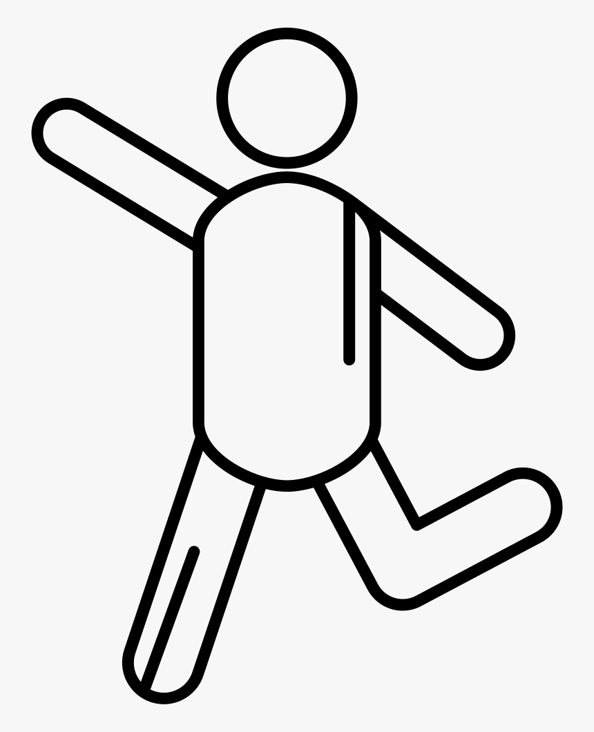 Stick Man Running Png - Icon, Transparent Png , Transparent Png Image ...