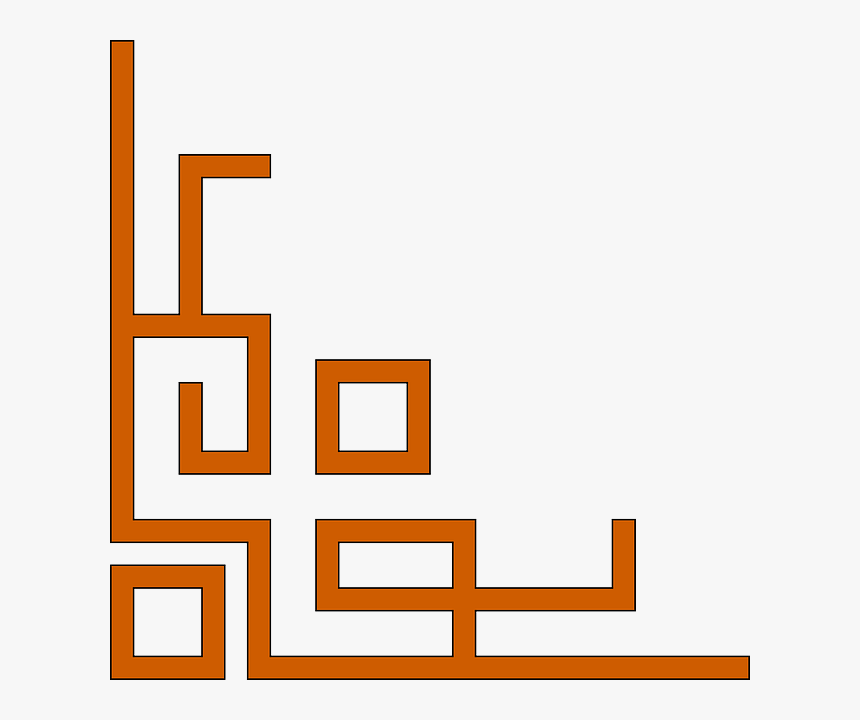 Lattice Corner Border Design - Chinese New Year Frame Png, Transparent ...