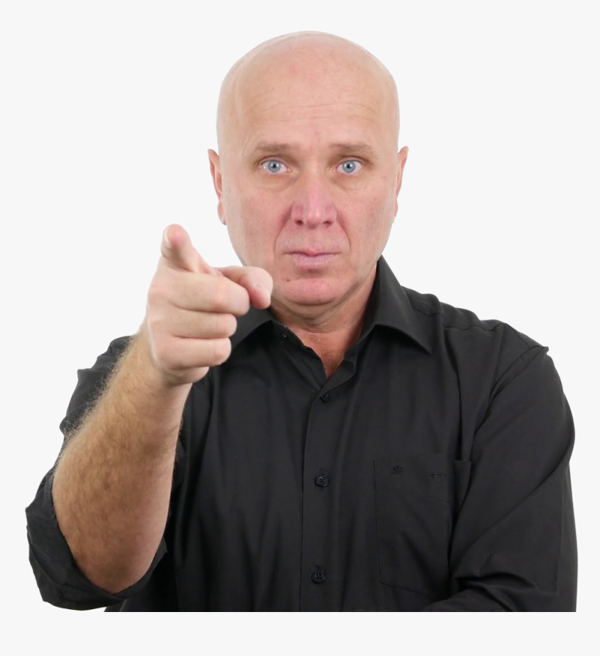 Man Pointing Finger Png Free Download - You Finger Pointing Person ...