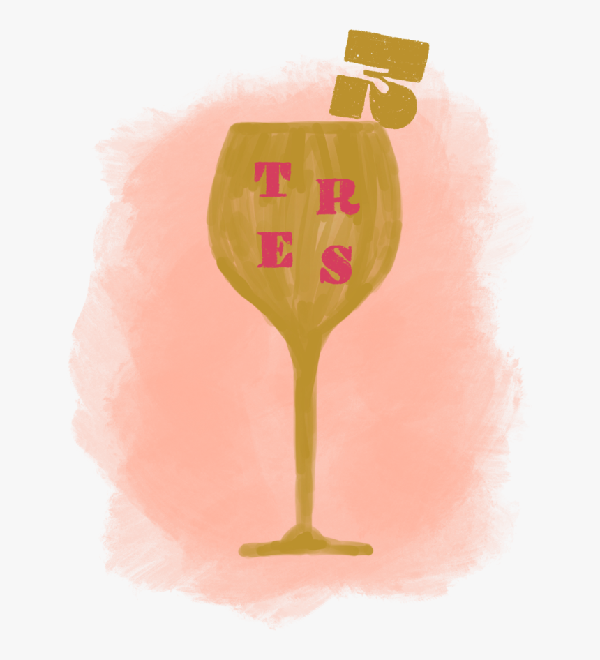 Tres 2 - Wine Glass, HD Png Download , Transparent Png Image - PNGitem