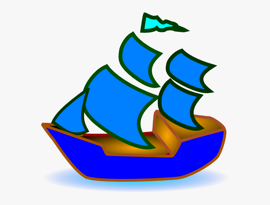 Blue Boat Svg Clip Arts - Blue Boat Clipart, HD Png Download ...